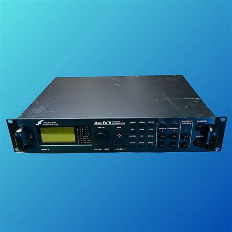 fractal audio axe fx ii preamp effects processor bucket list guitars