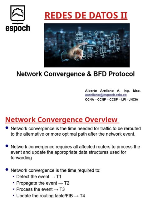 Redes De Datos Ii Network Convergence And Bfd Protocol Pdf Computer
