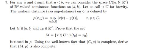 Solved For Any A And B Such That A Chegg Com