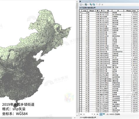 2024全国中国省市县边界乡镇街道行政区划shp矢量数据gis出图json 冰屋数据