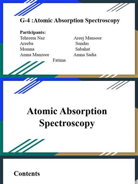 Atomic Absorption Spectroscopy New Pdf Atomic Absorption Spectroscopy Optics