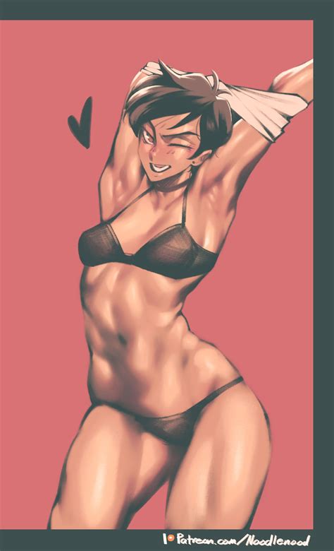 Rule 34 1girls Aroodnoodle Bikini Black Bikini Black Hair Dc Dc Comics Female Female Focus