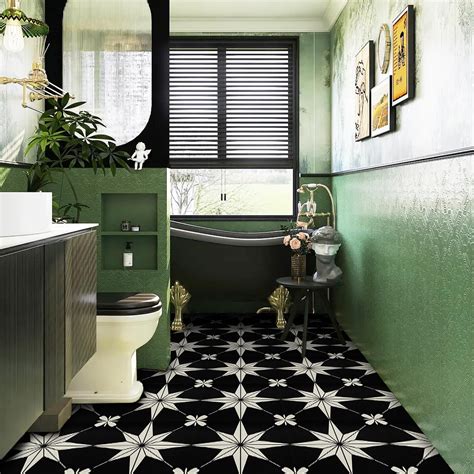 Romdeco Peel And Stick Floor Tiles 10pc 1181 1181in