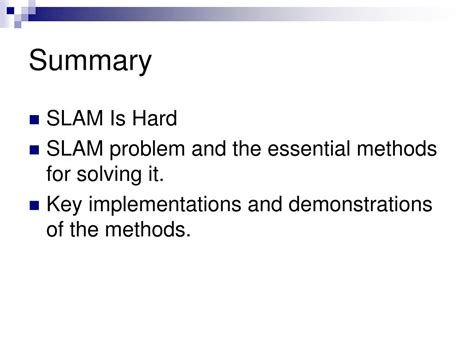 Ppt Slam Simultaneous Localization And Mapping Part I Powerpoint Presentation Id 762014