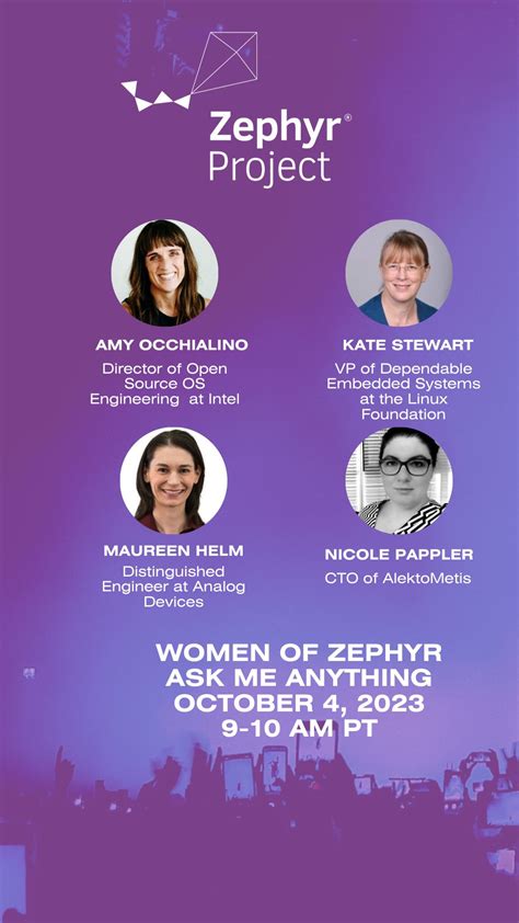 women of zephyr ask me anything zephyr project