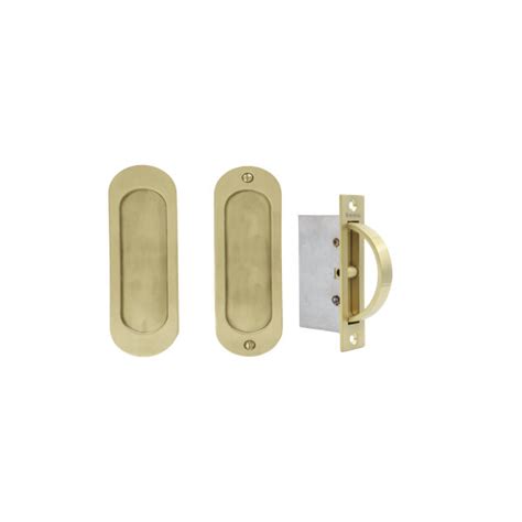 Linnea Pocket Door Hardware Passage Set With Edge Pull And Reviews