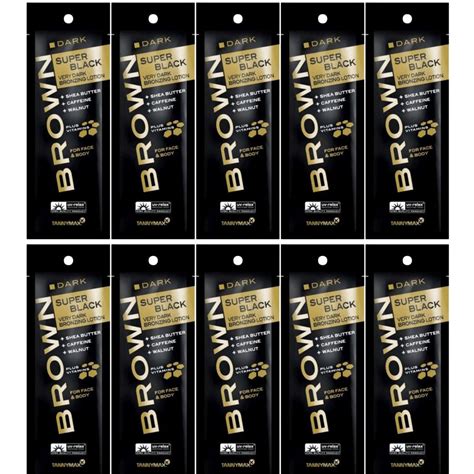 TannyMaxx, Super Black, Bronzer Do Opalania, 10szt. | Sklep EMPIK.COM