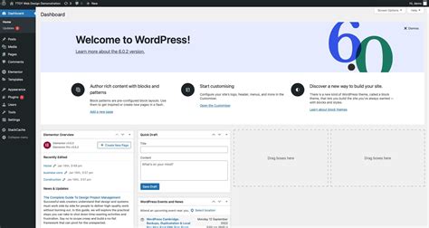 What Is The Wordpress Admin Dashboard Ttoy Digital