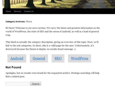 Stop Category Pages From Showing No Results Message Scratch Design