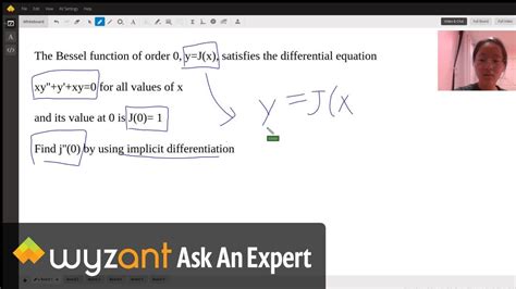 Step By Step Answer To Implicit Differentiation Problem Youtube