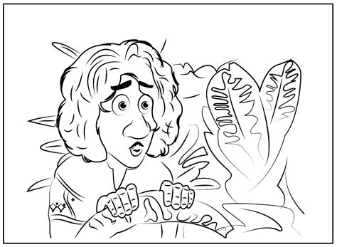 Encanto Bruno Coloring Pages