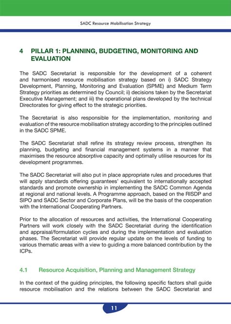 Resource Mobilization Pdf Strategies Pdf