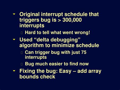 Ppt Stress Testing And Debugging For Interrupt Driven Embedded Software Powerpoint Presentation