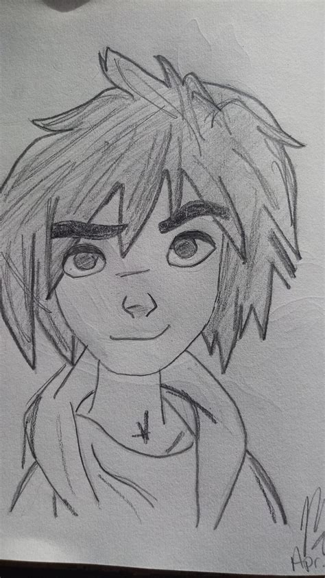 Hiro Hamada Drawing Sketches Drawings Female Sketch