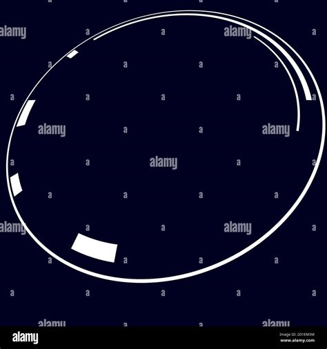 Sci Fi Concentric Geometric Ring Circle Ui Gui Design Element Vector