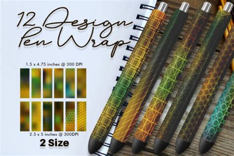 Pen Wrap Line Pattern Gradient Rust Graphic By Artnoy · Creative Fabrica