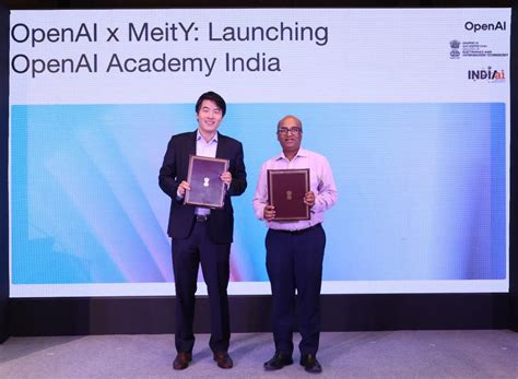 Openai Academy Officially Unveiled Indiaais Abhishek Singh Signs Mou
