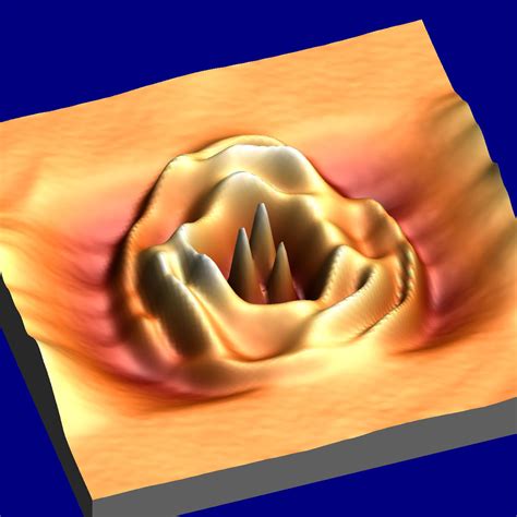 Direct Visualization Of Quantum Dots Reveals Shape Of Quantum Wave