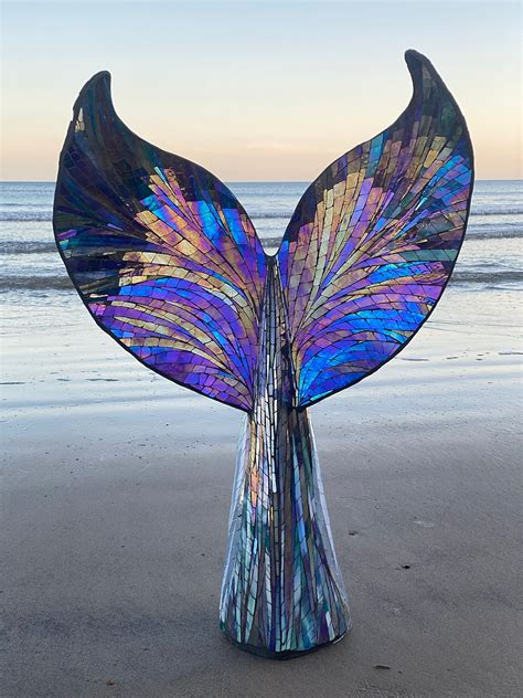 Large Whale Tail Sculpture Artsealea
