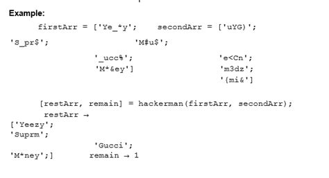 Hackerman Char A Mx Character Array Of Chegg Com