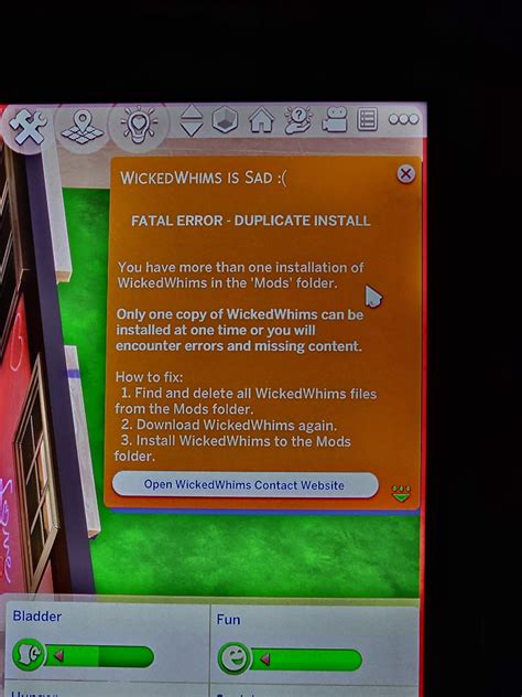 Fatal Error Rsimswickedwhims