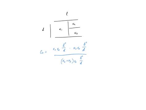 Solved A Parallel Plate Capacitor Is Constructed By Filling The Space Between Two Square Plates