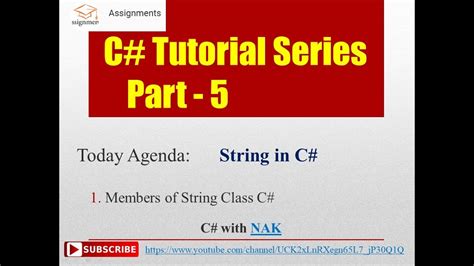 part 5 members of string class c youtube