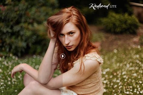 Redhead Portrait Photoshop Action Portrait Redhead Photoshop Actions Photoshop Actions