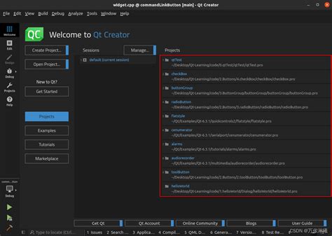 Qt 教程之widgets模块 —— Qcommandlinkbutton命令链接按钮 Csdn博客