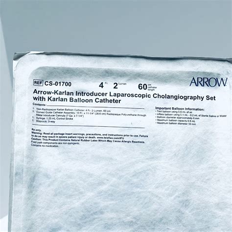 Nuevo Arrow Cs 01700 Arrow Karlan Introducer Laparoscopic