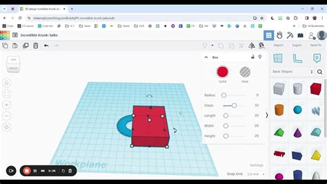 How To Erase Part Of A Timkercad Image Youtube