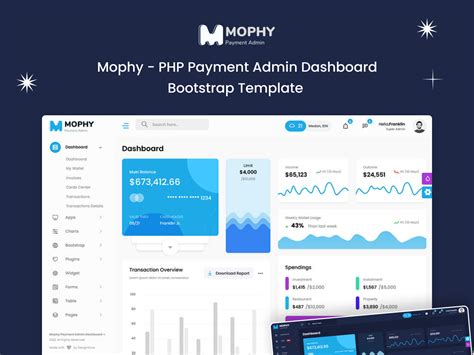 Mophy Php Payment Admin Dashboard Bootstrap Template By Rahul Dev