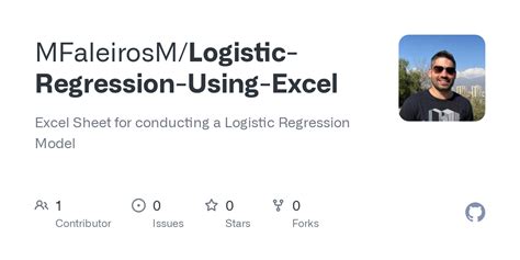 Github Mfaleirosmlogistic Regression Using Excel Excel Sheet For