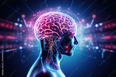 Human Brain Medtech Ai Models Head Cyborg Technology Imaging Techniques Angiography And Ct