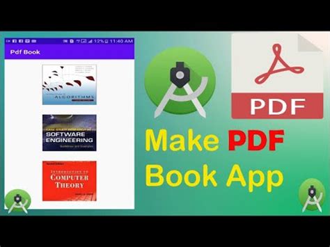 How To Make Pdf App In Android Studio Make PDF App Book PDF Viewer App In Android Studio