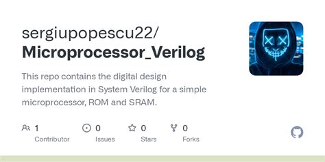 github sergiupopescu22 microprocessor verilog this repo contains the