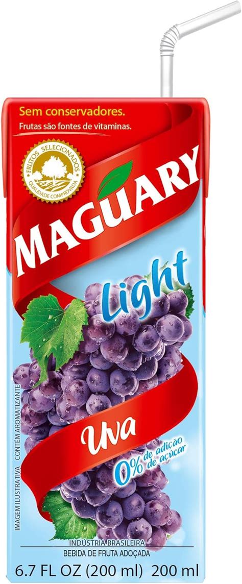 SUCO DE UVA B. CALORIA MAGUARY 200ML | Amazon.com.br