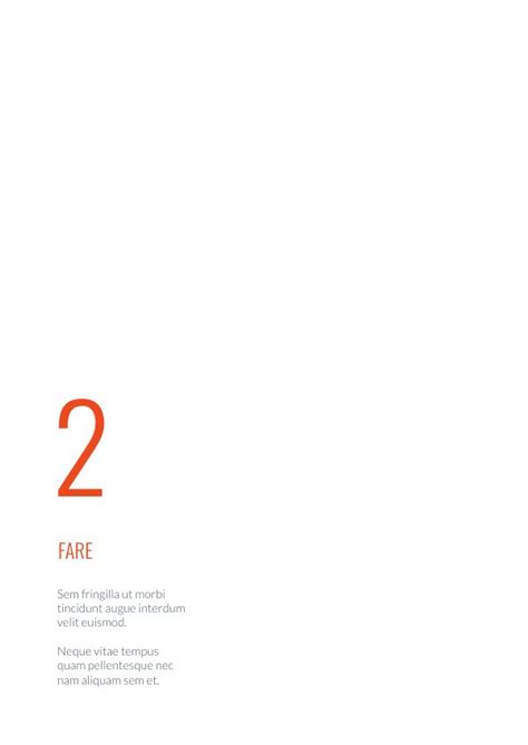 Minimalist Project Presentation Template Design Flipsnack