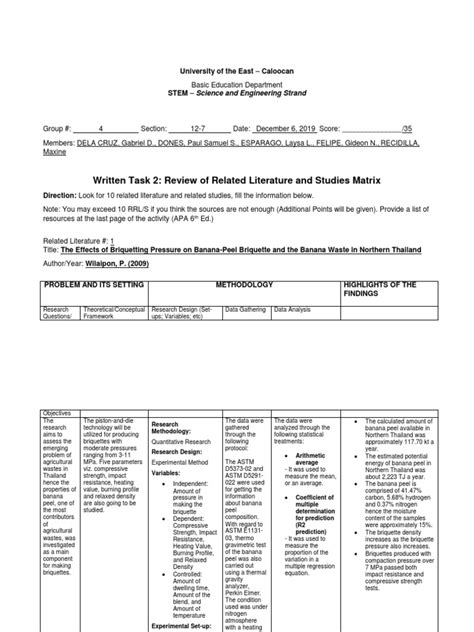 rrl matrix group 4 3 pdf life cycle assessment research design