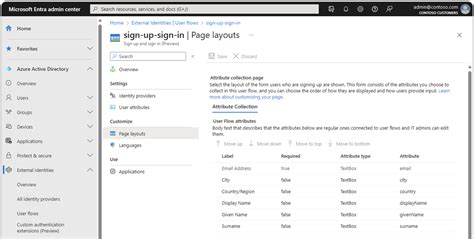 サインアップとサインイン ユーザー フローを作成する microsoft entra microsoft learn