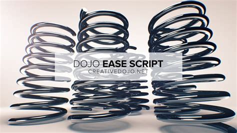 Dojo Ease Script Demo Tutorial Free After Effects Script