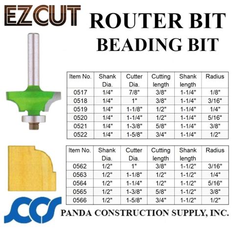 Ez Cut Router Bit Beading Bits Lazada Ph