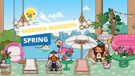 Toca Boca House Spring House Springs Modern Mansion Spring