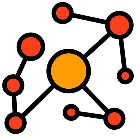 Knowledge Graph Free Networking Icons
