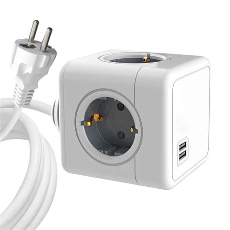 Socket Power Cube Socket Block Multiple Sockets In Cube Shape With