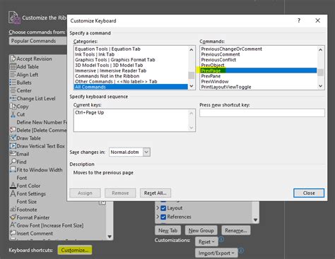 switching sheets shortcut doesn t work on office microsoft qanda