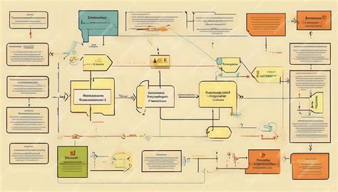 Premium Ai Image A Dynamic Flowchart Illustrating The Various Stages
