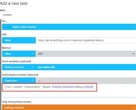 401 Error Using Authentication Bearer Token Rules Api