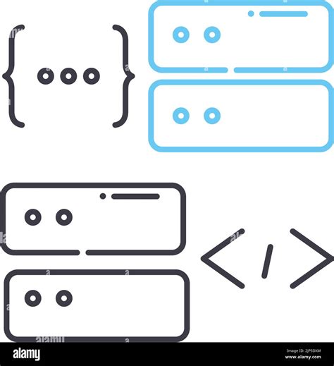 Database Architecture Stock Vector Images Alamy