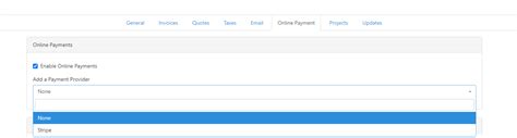missing paypal from online payment option v 1 6 support